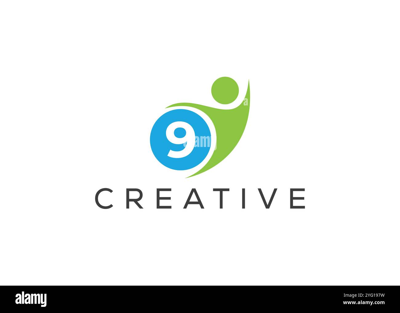 Nine logo Stock Vector Images - Alamy