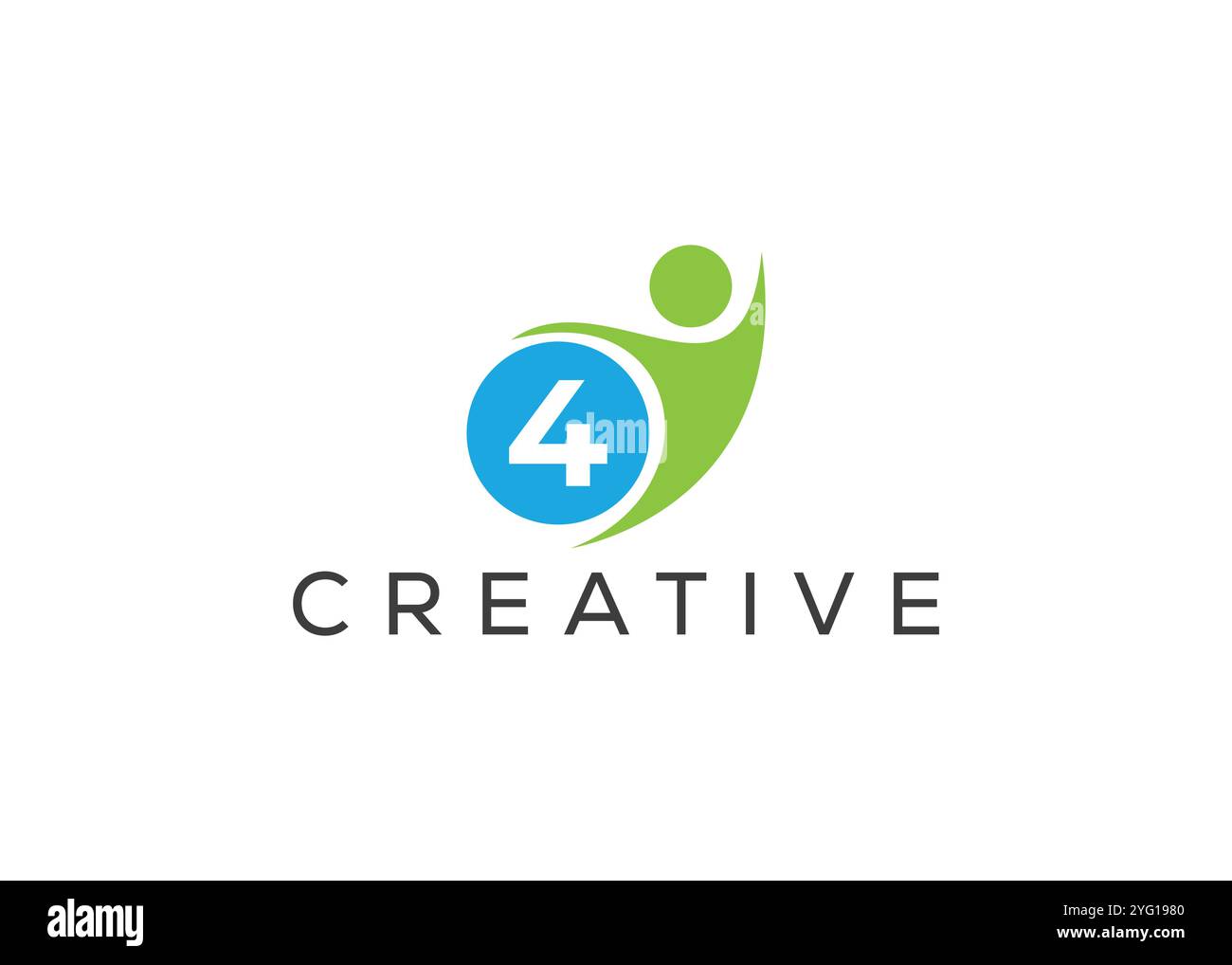 Number four company logo Cut Out Stock Images & Pictures - Alamy