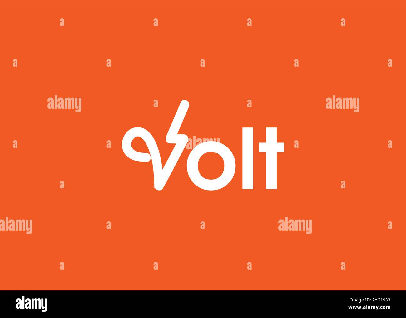 Creative and minimal letter volt logo design. Modern letter mark logo ...