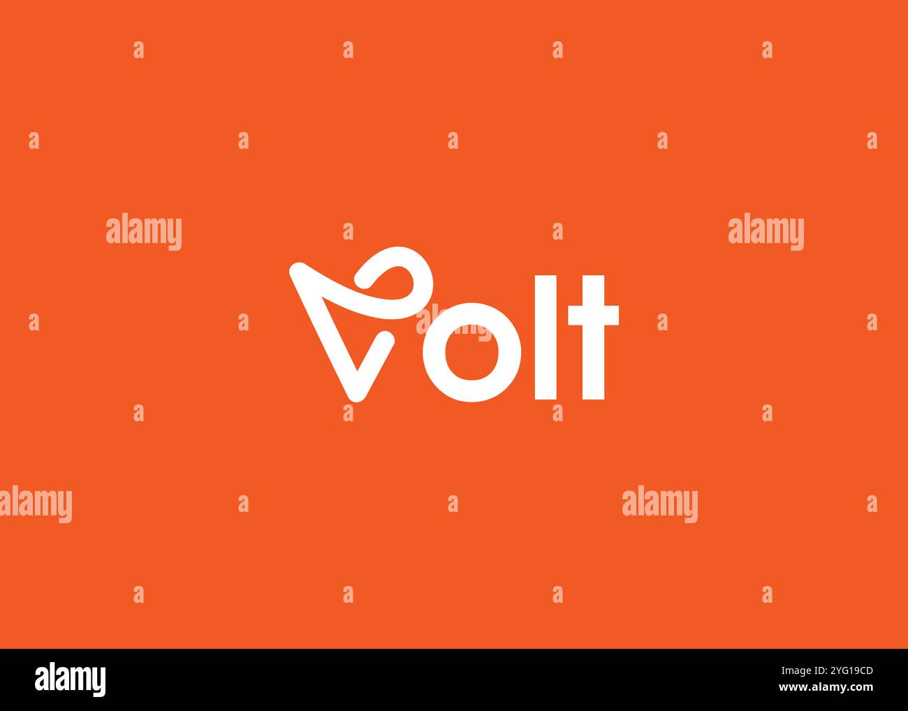 Creative and minimal letter volt logo design. Modern letter mark logo ...