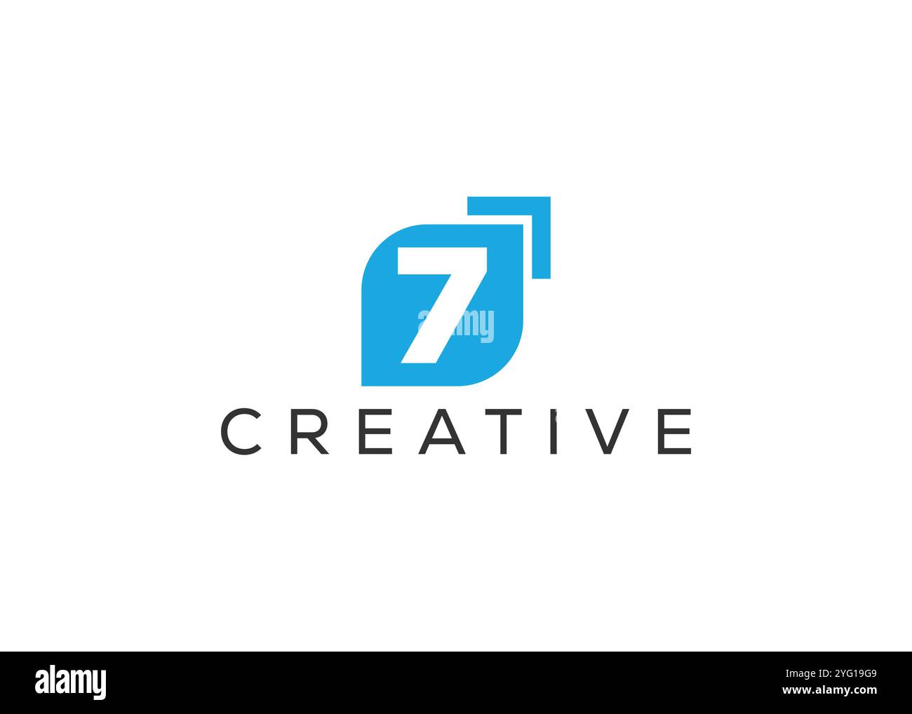 Creative and minimal number seven logo design Stock Vector Image & Art ... Creative and minimal number seven logo design Stock Vector Image & Art ...