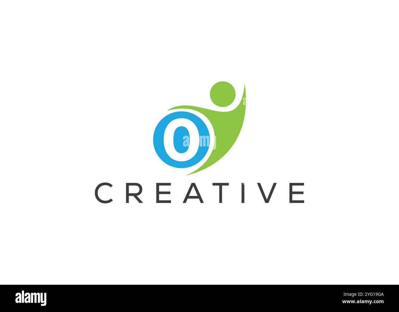 Creative and innovative number zero and man logo design. Eco man logo ...