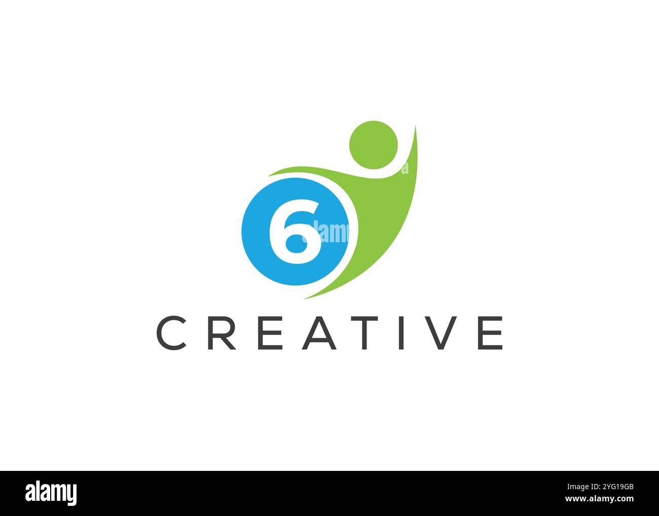 Creative fitness logo Stock Vector Images - Alamy