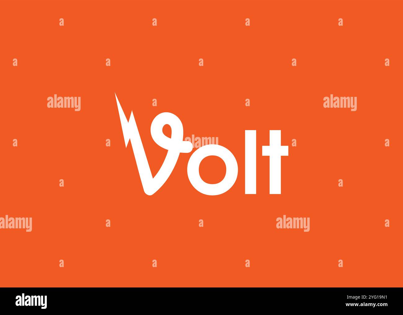 Creative and minimal letter volt logo design. Modern letter mark logo ...