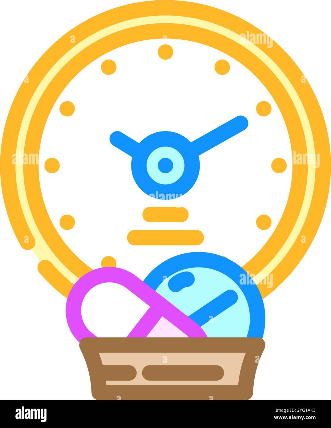 recovery cancer treatment color icon vector illustration Stock Vector ...