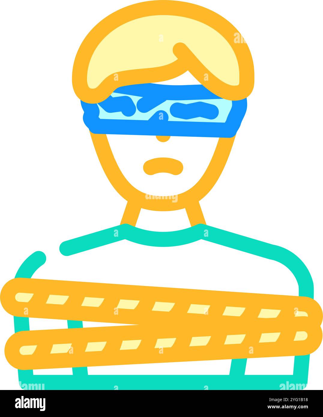 kidnapping crime color icon vector illustration Stock Vector Image ...