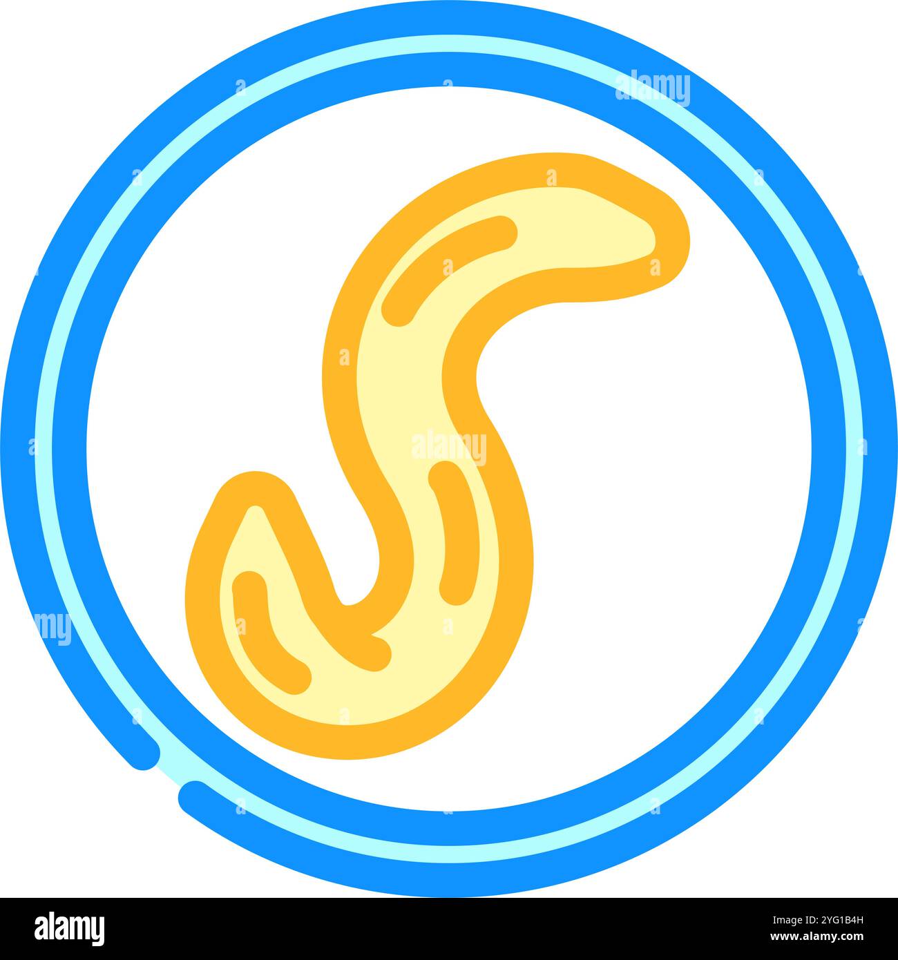 pinworm parasite color icon vector illustration Stock Vector Image ...