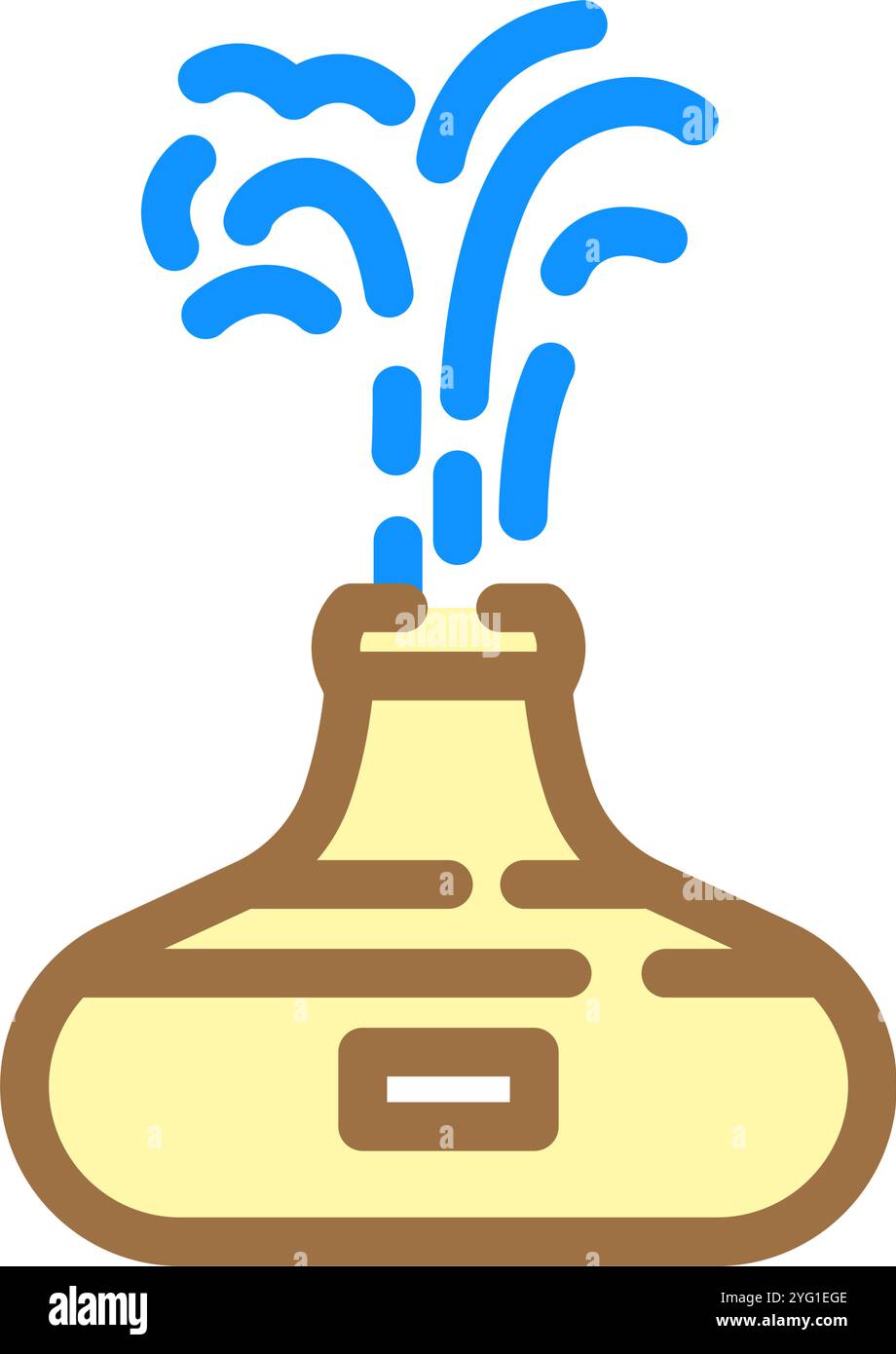 aromatherapy diffuser spa therapy treatment color icon vector ...