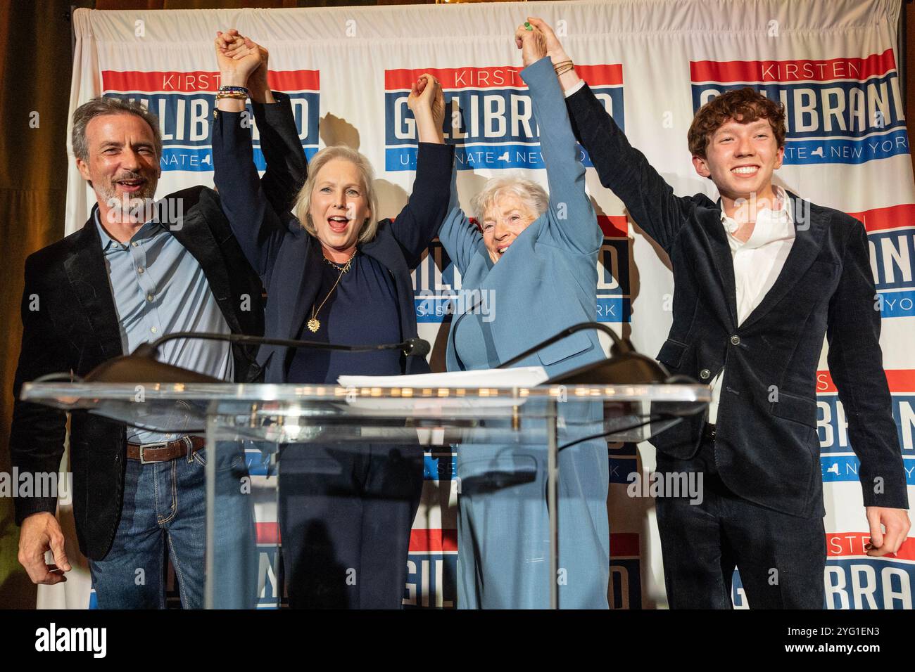 New York, NY, USA, 5 November 2024: Jonathan Gillibrand, Senator ...