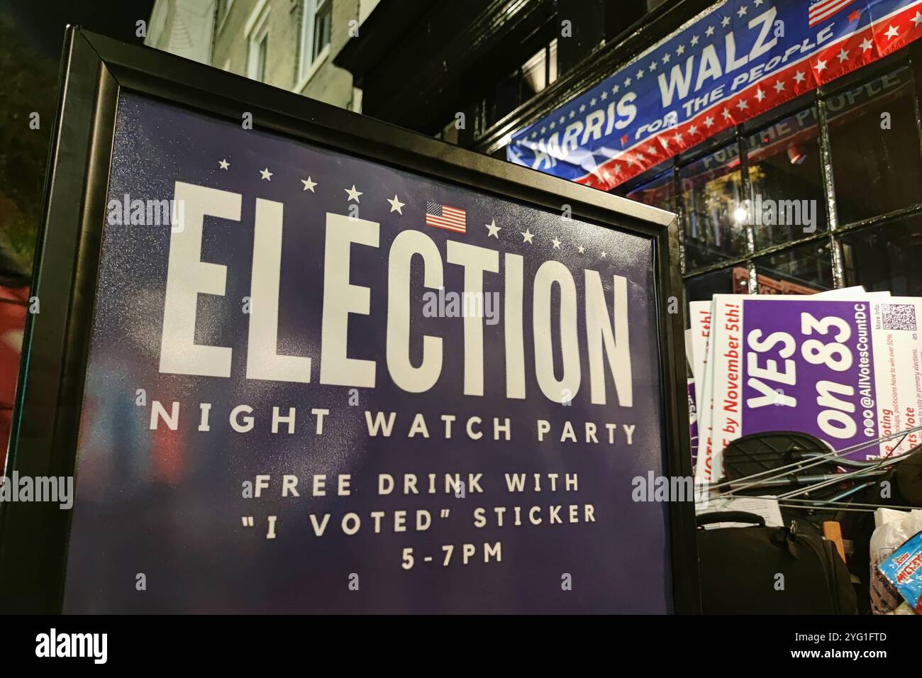 Demokraten wahlparty hi-res stock photography and images - Alamy