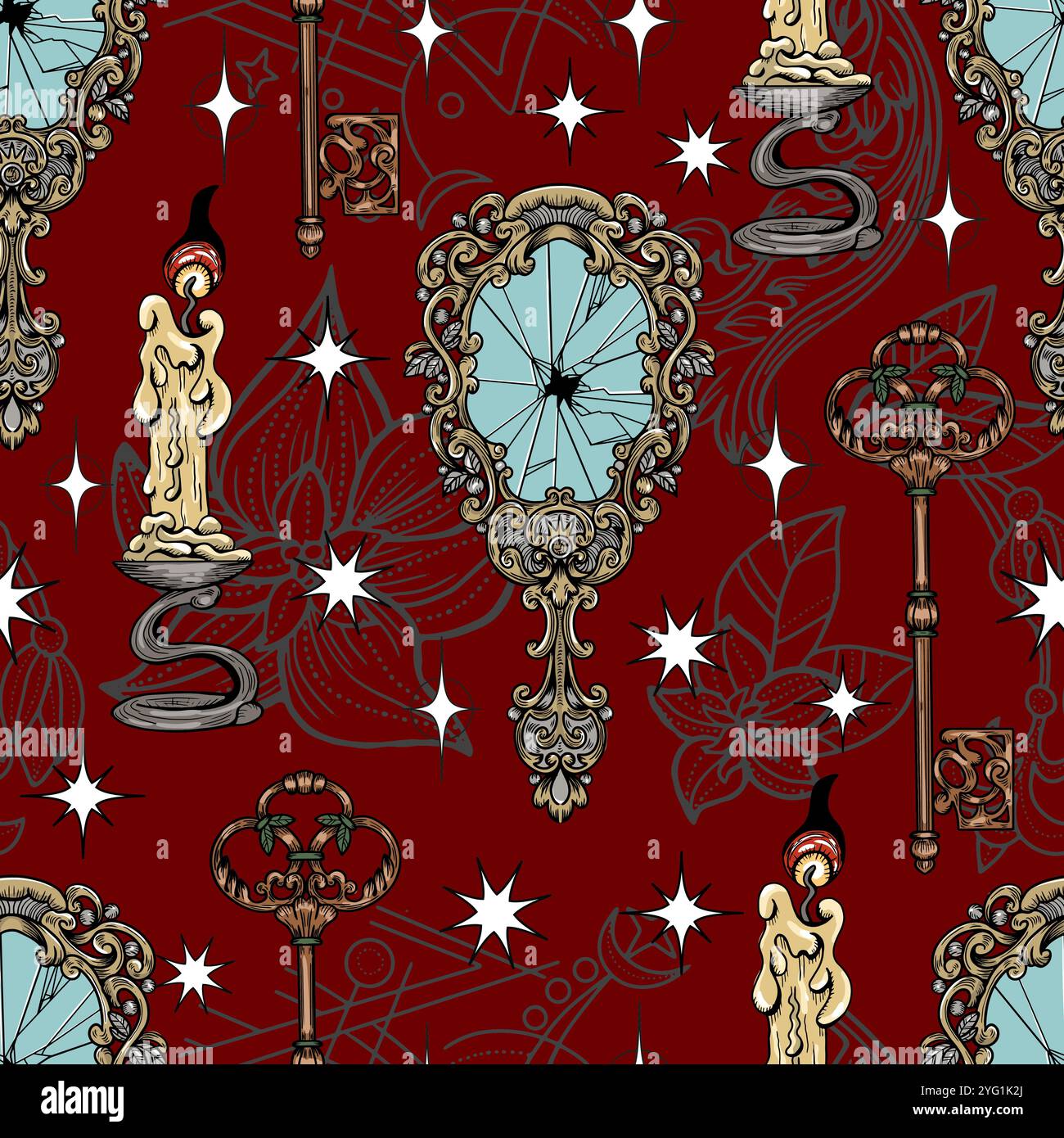 Gothic key Stock Vector Images - Alamy