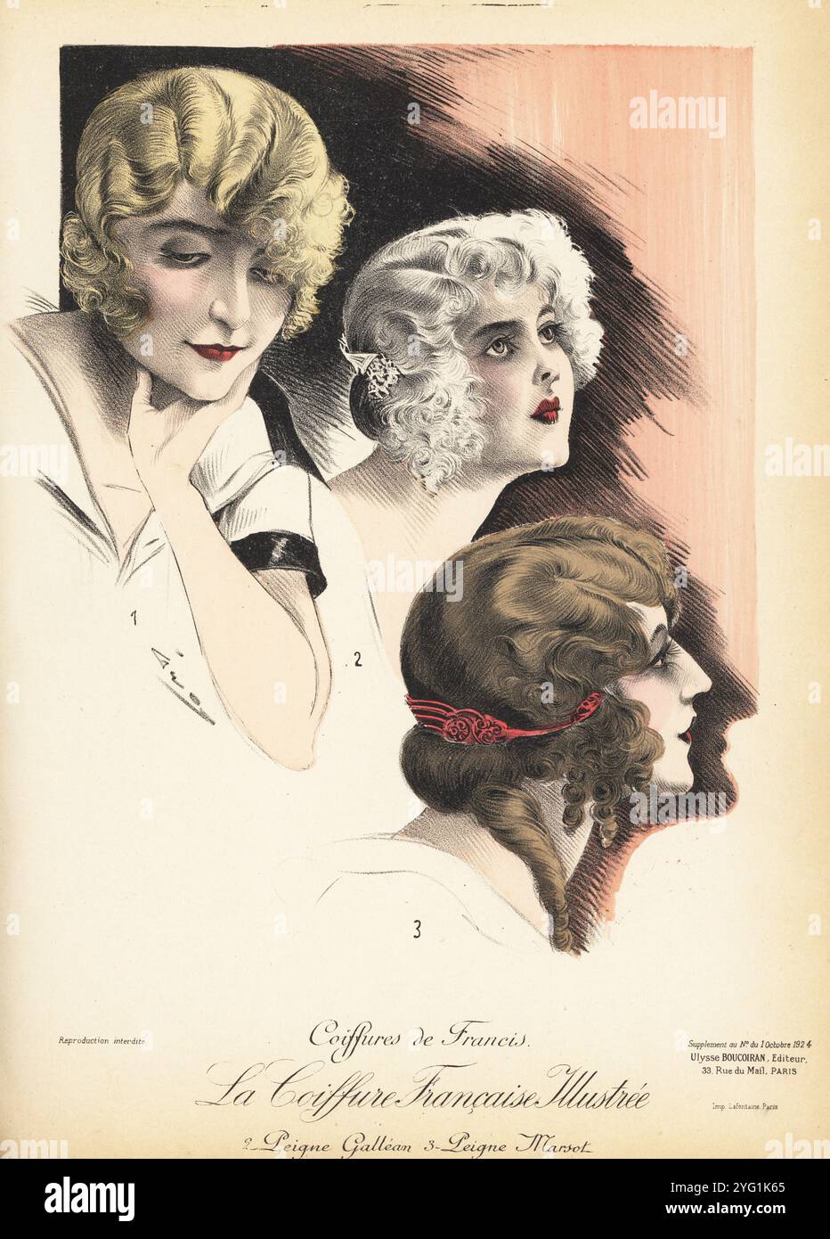 1920s hair salon hi-res stock photography and images - Alamy