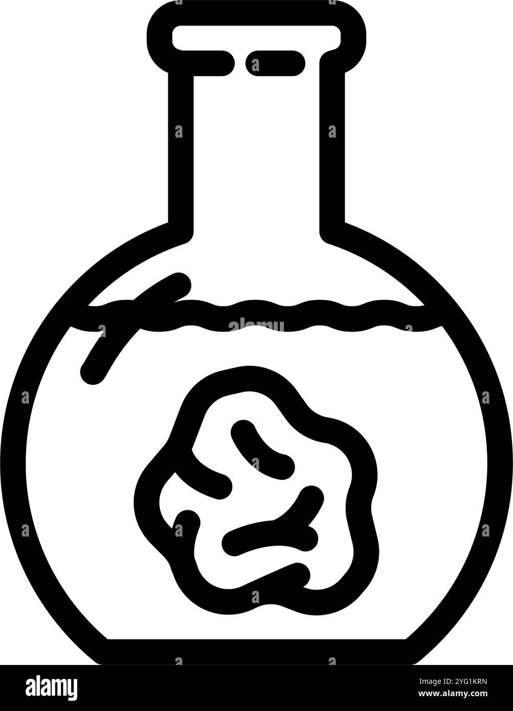 research cancer treatment line icon vector illustration Stock Vector ...