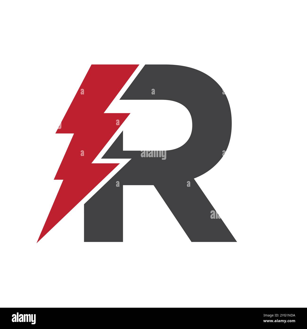 Lightning Letter R Logo