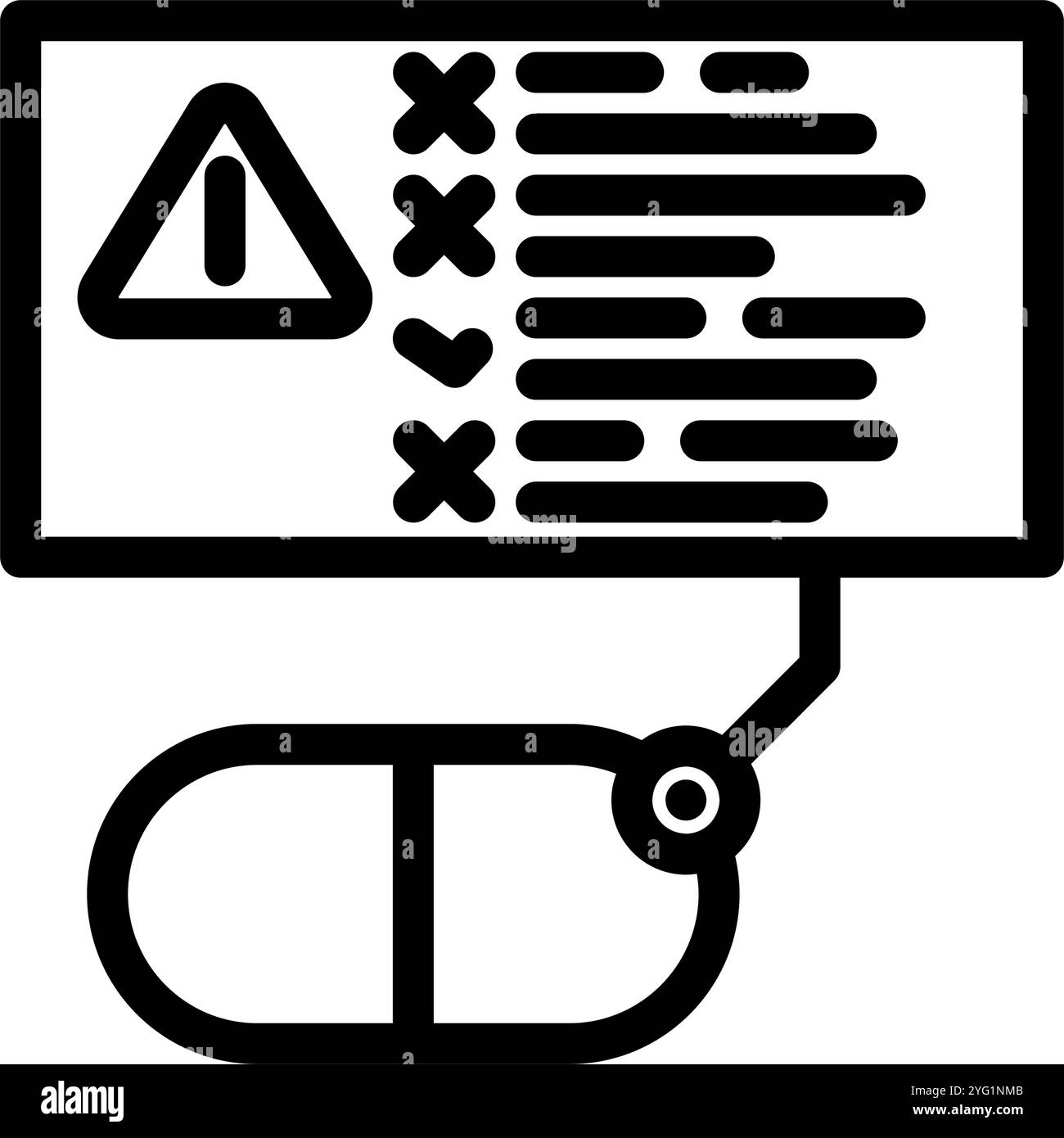 Medication Schedule Cancer Treatment Line Icon Vector Illustration 8054