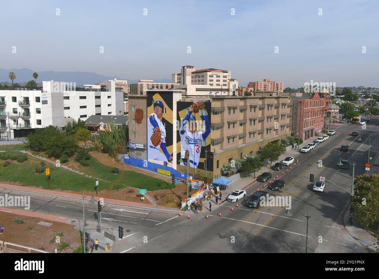 Los Angeles, United States. 05th Nov, 2024. A mural of former Los ...