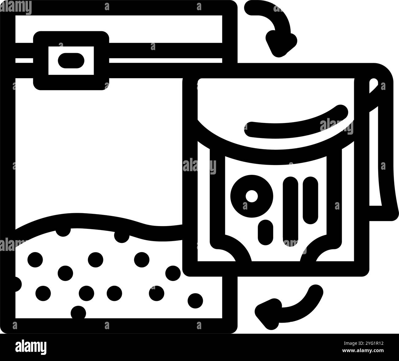 drug trafficking crime line icon vector illustration Stock Vector Image ...