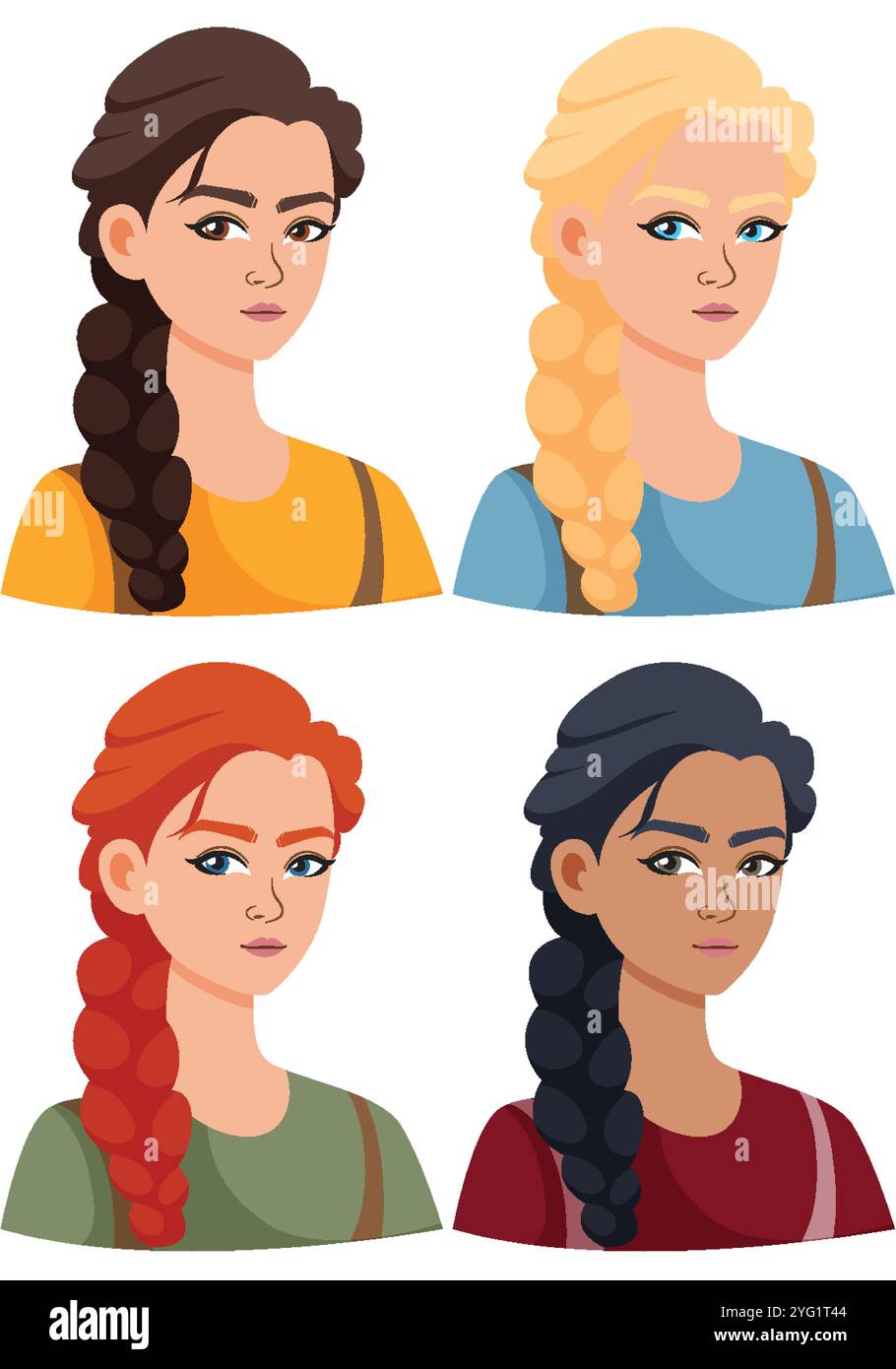 Portraits people four different hi-res stock photography and images - Alamy