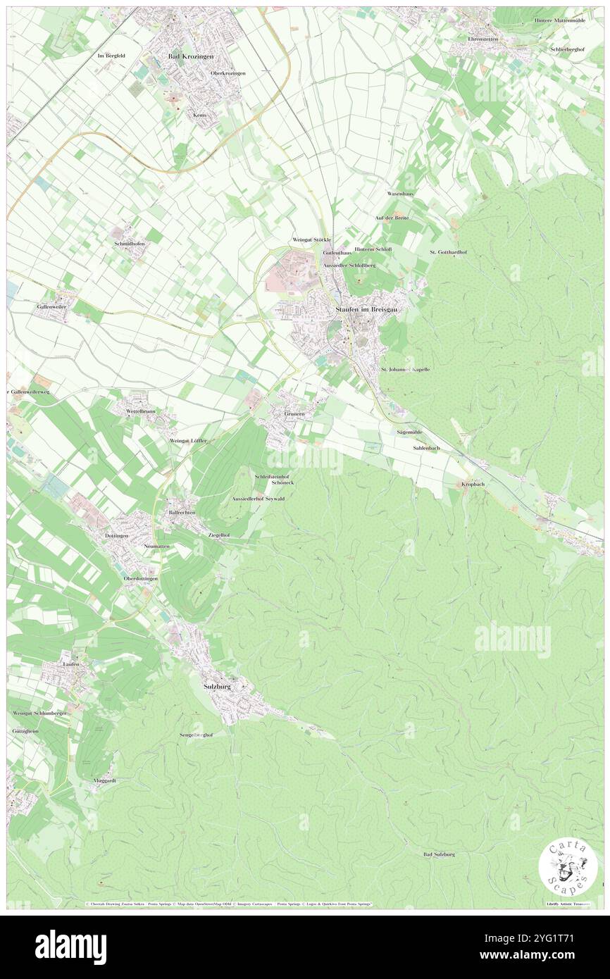 Map of freiburg im breisgau Cut Out Stock Images & Pictures - Alamy