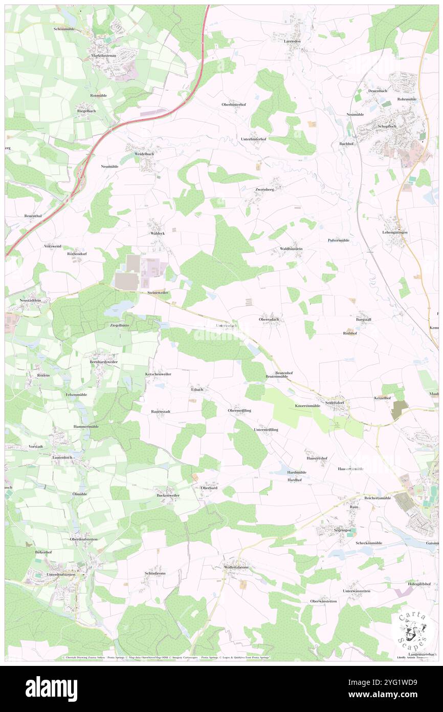 Unterradach, Regierungsbezirk Mittelfranken, DE, Germany, Bavaria, N 49 ...