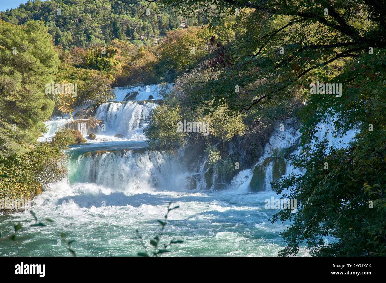 the breathtaking Skradinski Buk waterfall, one of the most famous attractions in Krka National ...