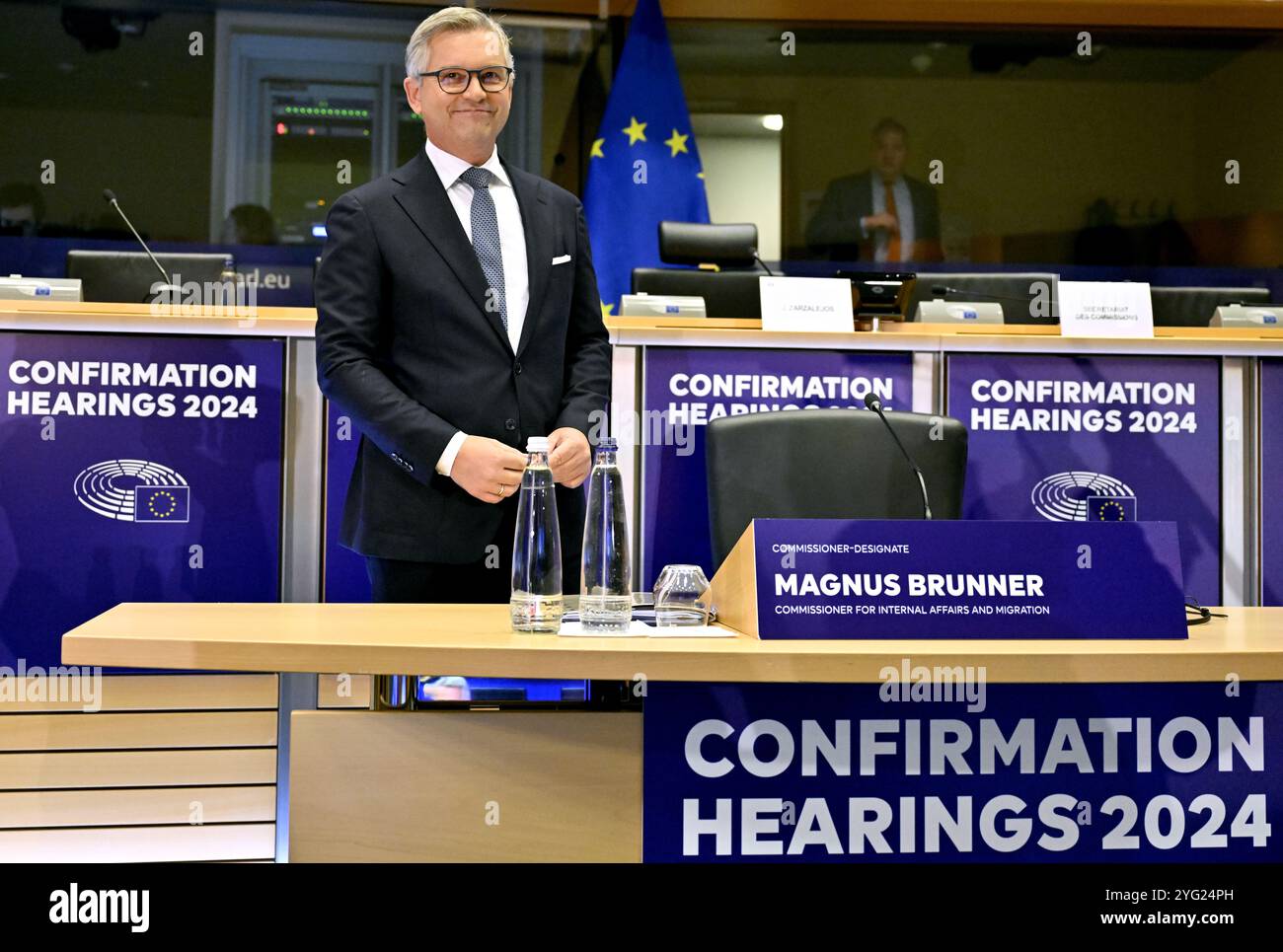 The designated EU Migration Commissioner Magnus Brunner (ÖVP) on ...