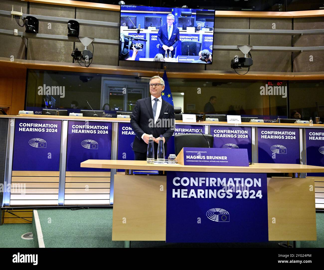 The designated EU Migration Commissioner Magnus Brunner (ÖVP) on ...