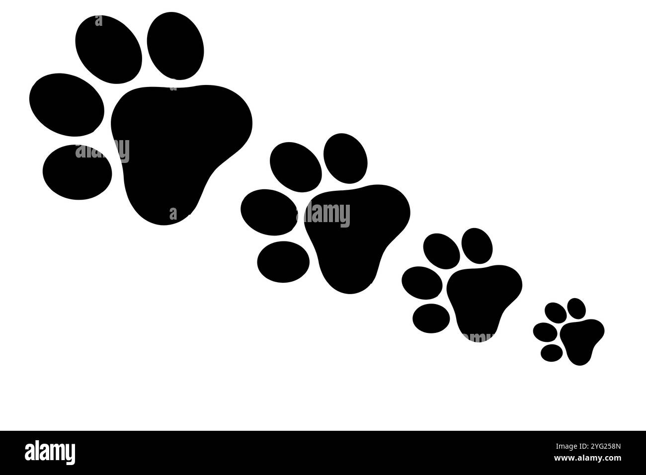 dog paw pictures icon. Animal symbol Stock Photo - Alamy