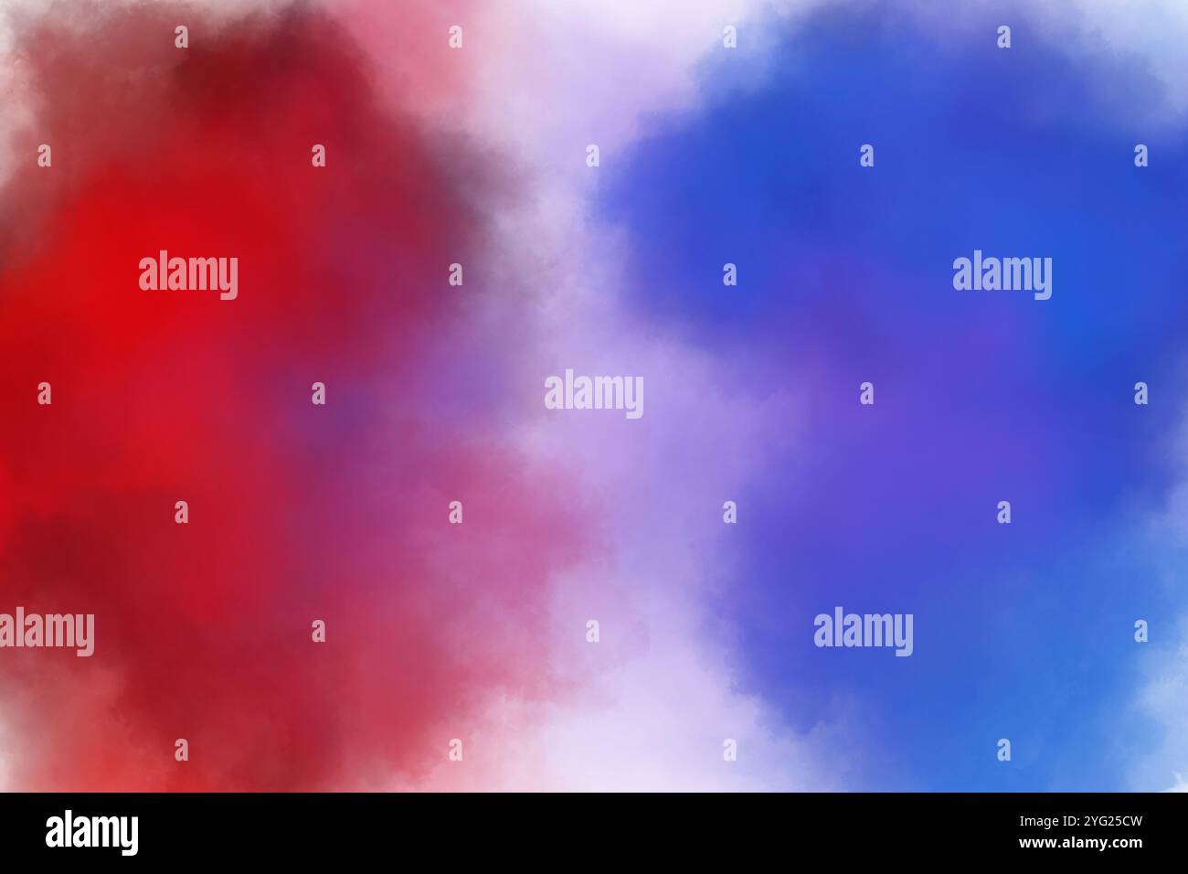 Dramatic smoke and fog in contrasting vivid red, blue, and purple ...
