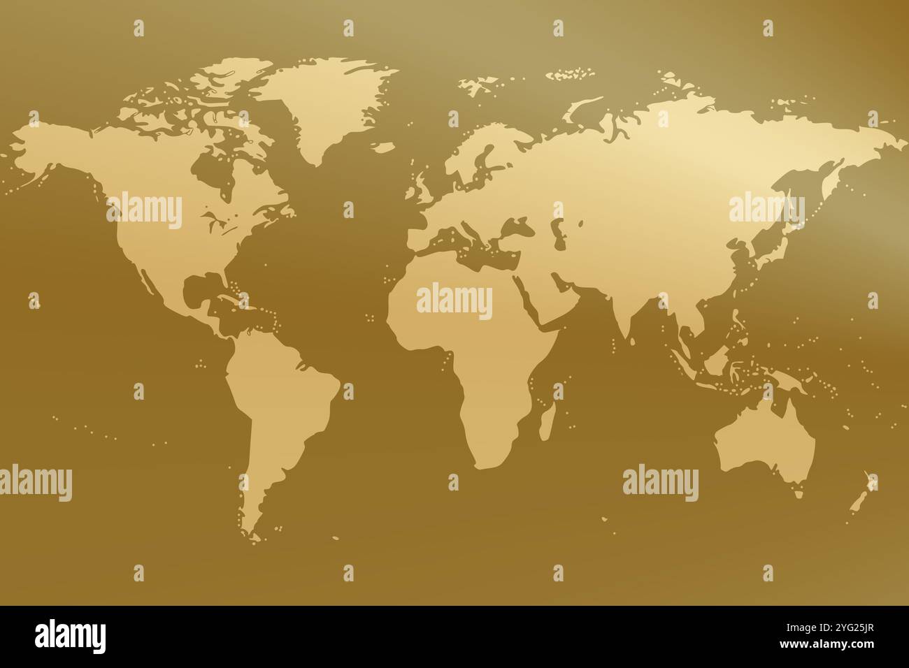 golden map of the world Stock Photo - Alamy
