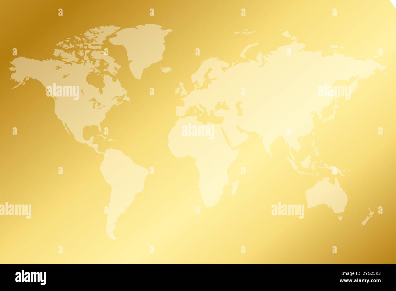 golden map of the world Stock Photo - Alamy