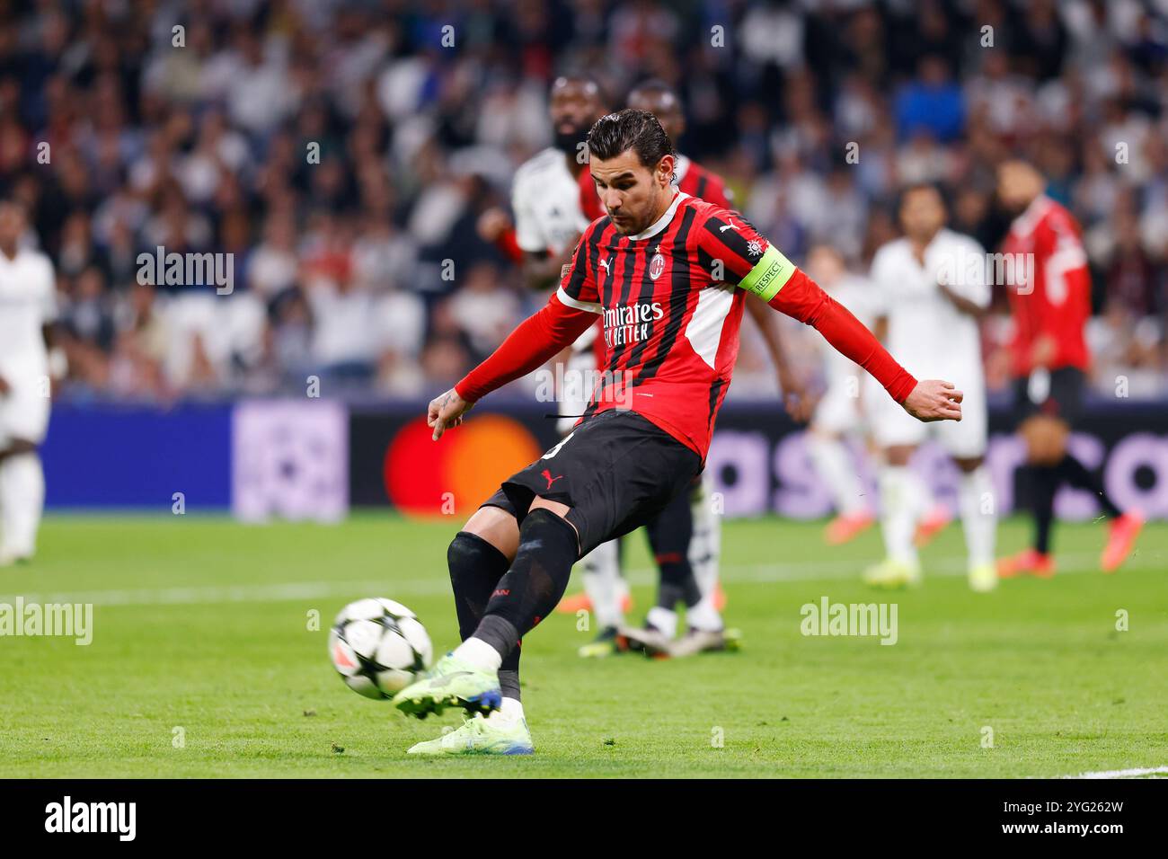 Theo Hernandez of AC Milan during the UEFA Champions League, League ...