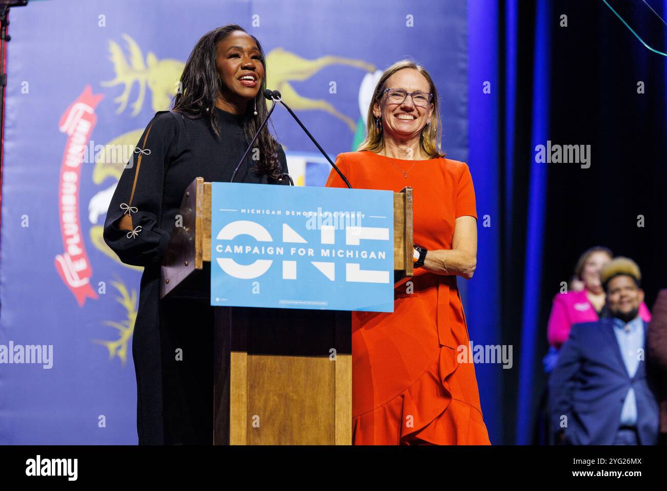 Detroit, USA. 05th Nov, 2024. Michigan Supreme Court Justice Kyra ...