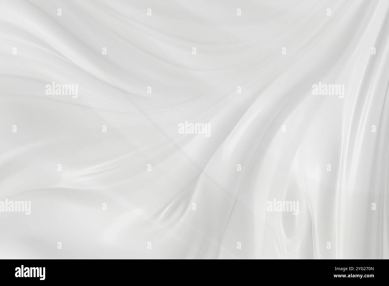 Soft creamy horizontal background. White satin swirl. Vector ...