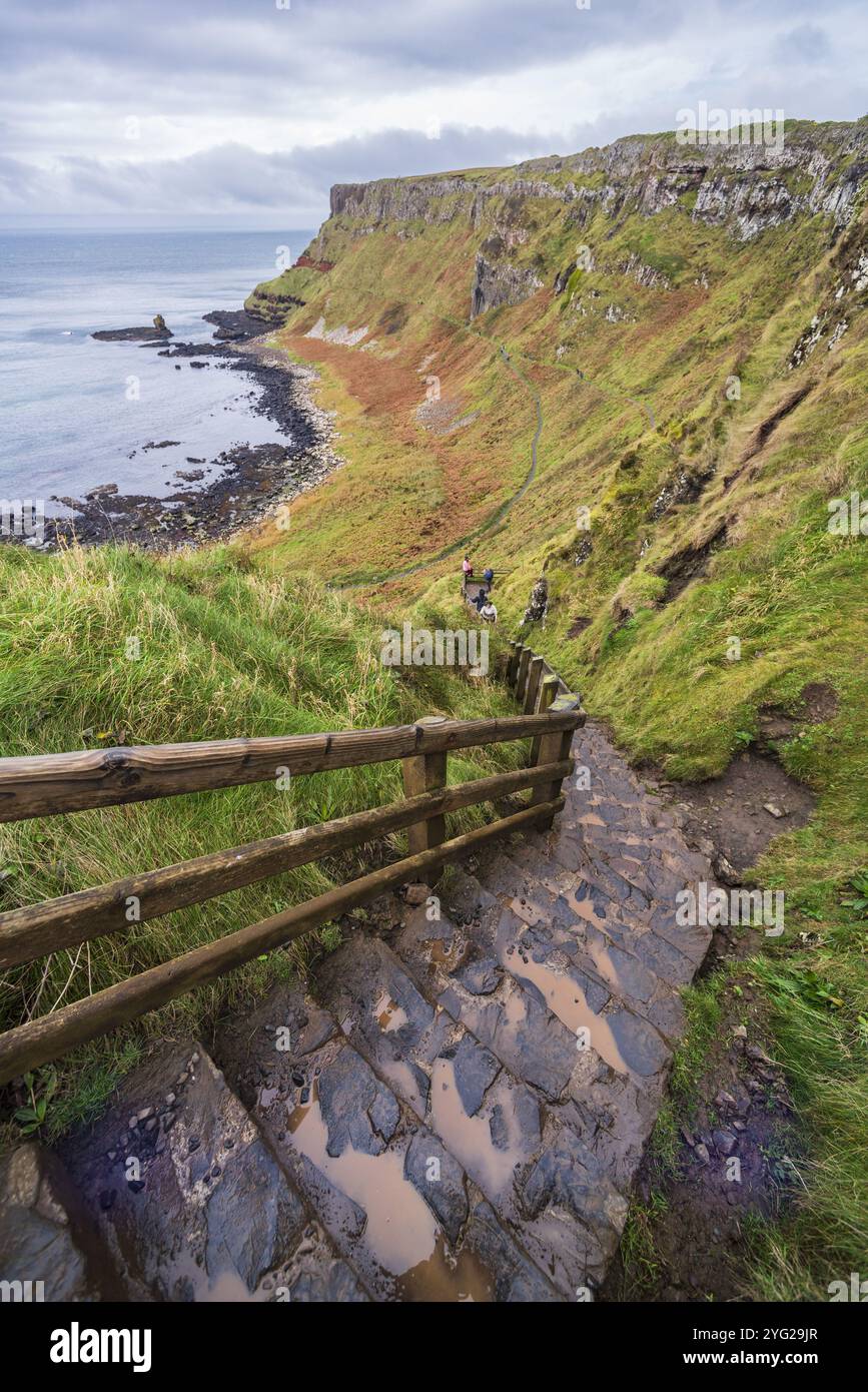 Shepherds steps giants causeway causeway hi-res stock photography and ...