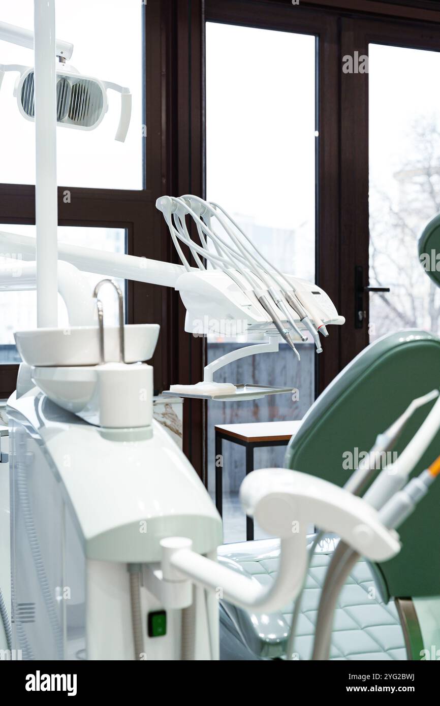 Modern dental clinic interior with advanced equipment Stock Photo - Alamy