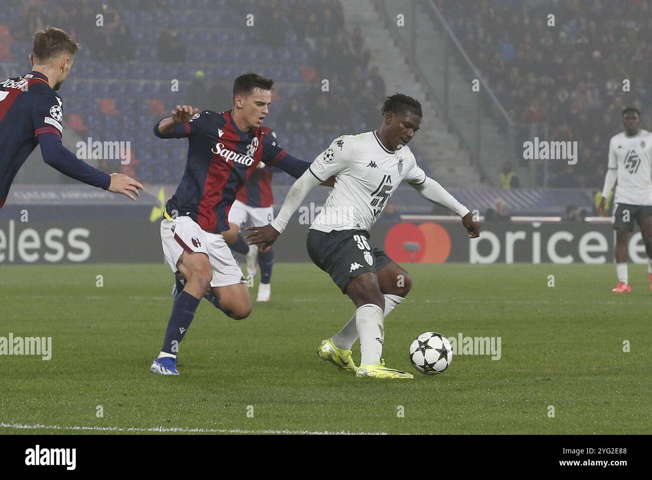 Bologna (BO), Italy, on November 05, 2024, Breel Embolo of AS Monaco ...
