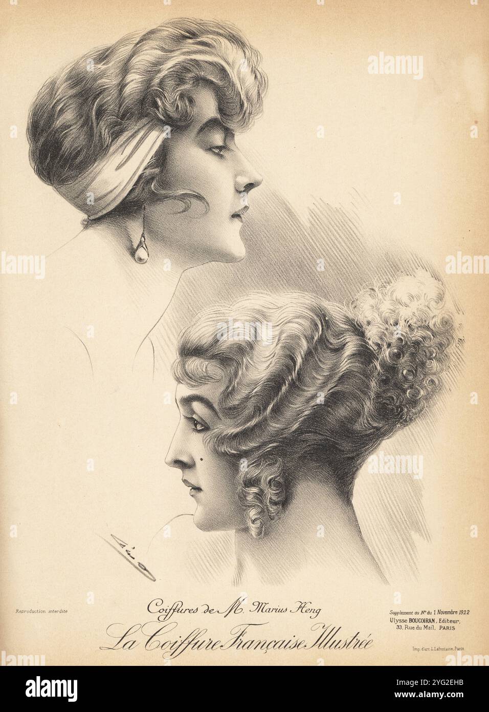 1920s hair salon hi-res stock photography and images - Alamy
