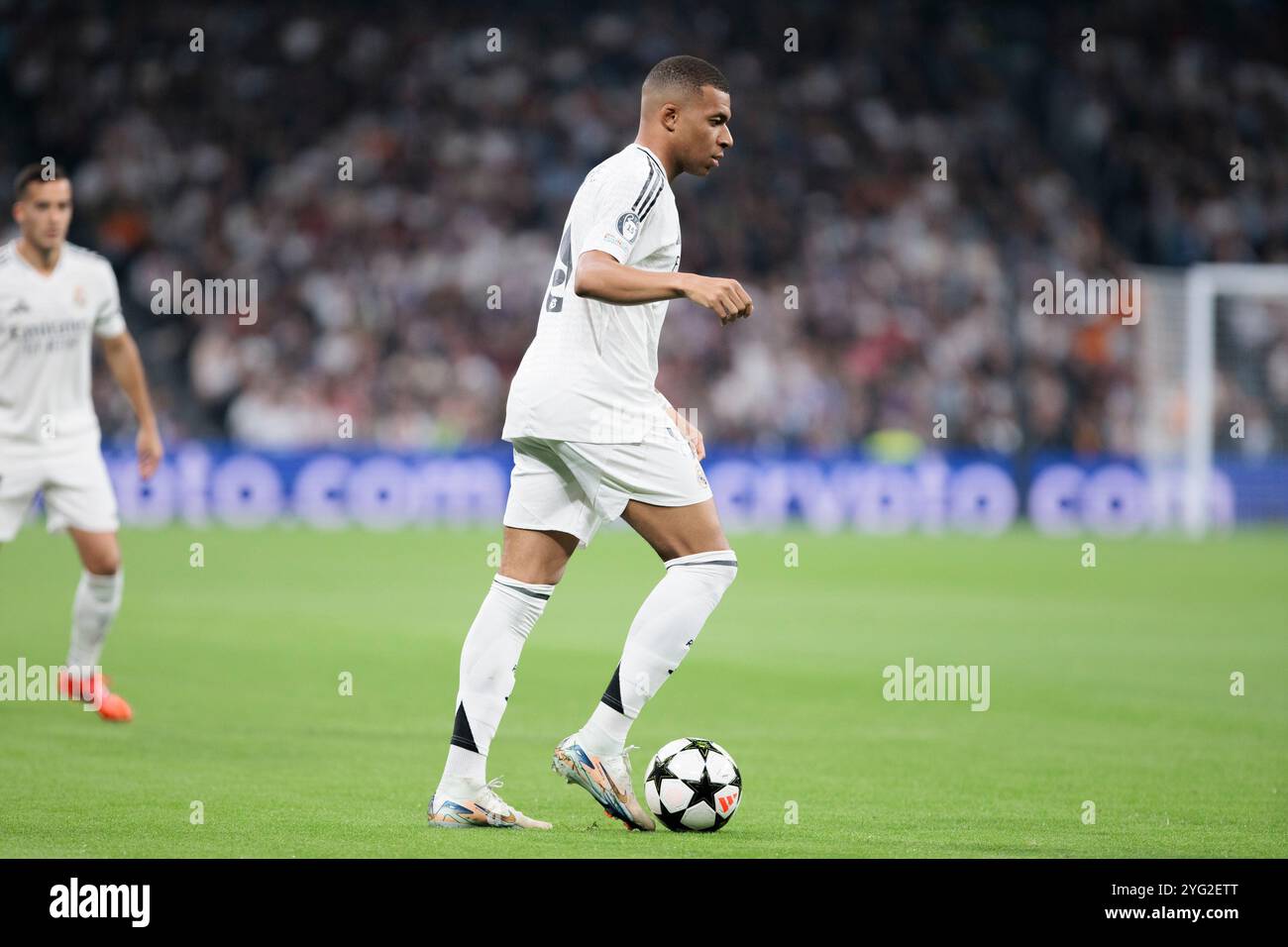 Madrid, Spain. 05th Nov, 2024. Kylian Mbappe of Real Madrid in action ...