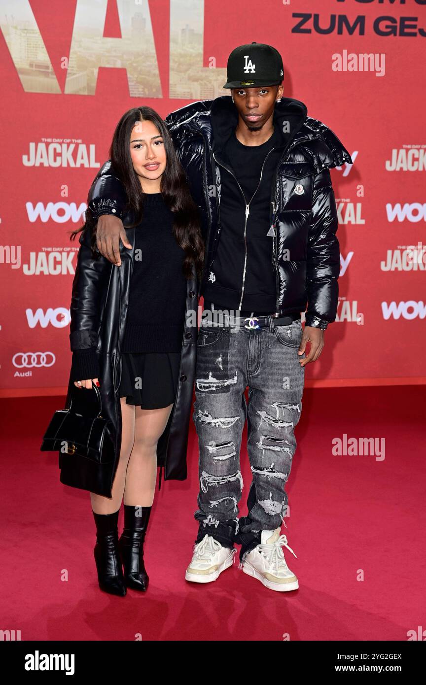 Gabriel Schulze aka Jadan mit Freundin Asal Movafegh Lahjai bei der ...