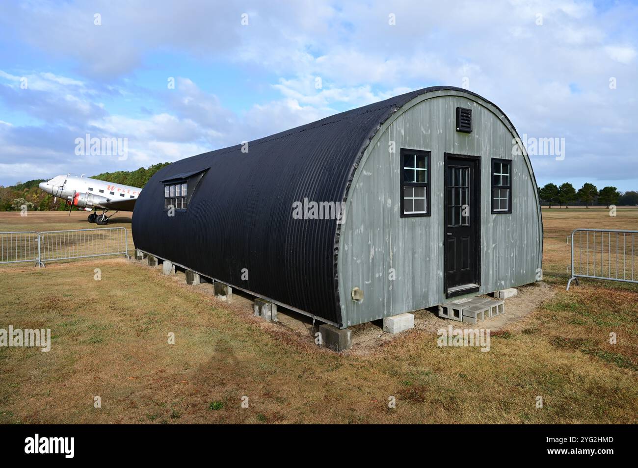 World War Two Nissin Hut Stock Photo - Alamy