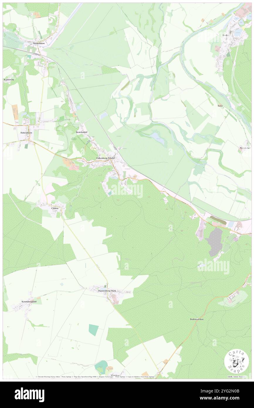 Moorhof, DE, Germany, Brandenburg, N 52 47' 50'', N 13 57' 53'', map ...