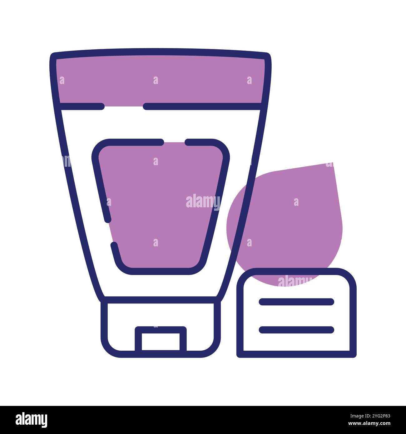 Modern icon of moisturizer lotion, isolated on white background Stock ...