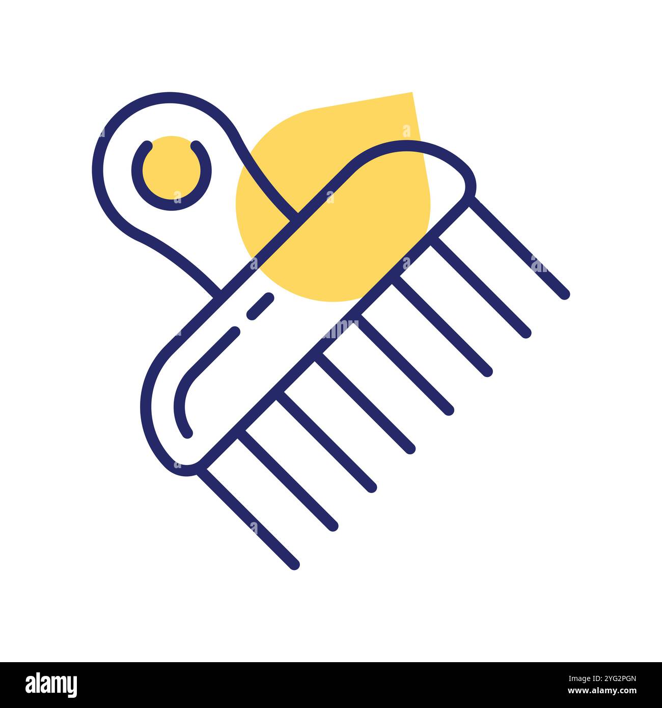 Afro comb Stock Vector Images - Alamy