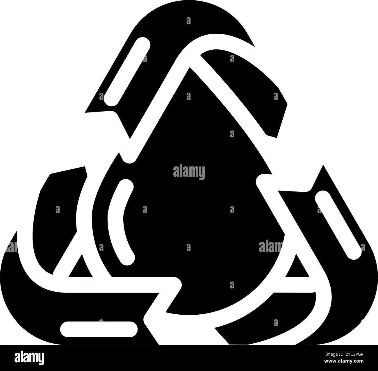 recycling water saving glyph icon vector illustration Stock Vector ...