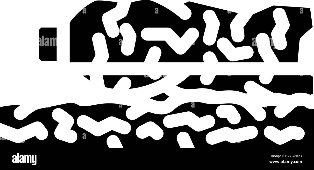 scarcity water saving glyph icon vector illustration Stock Vector Image ...