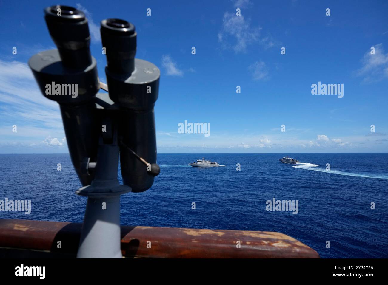 Philippine Navy Fast Attack Interdiction Craft performs maneuvres ...