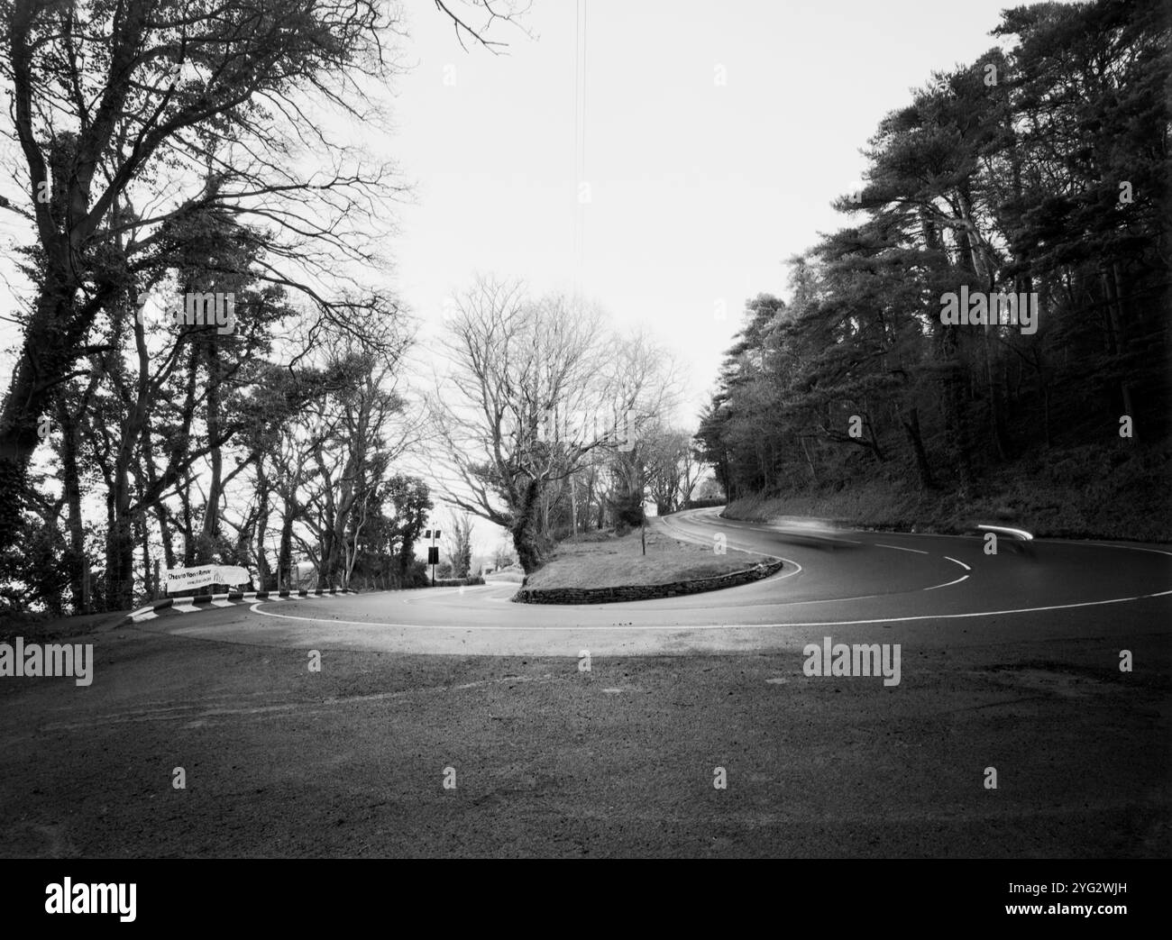 The famous hair pin bend on the TT course at Ramsey Stock Photo - Alamy