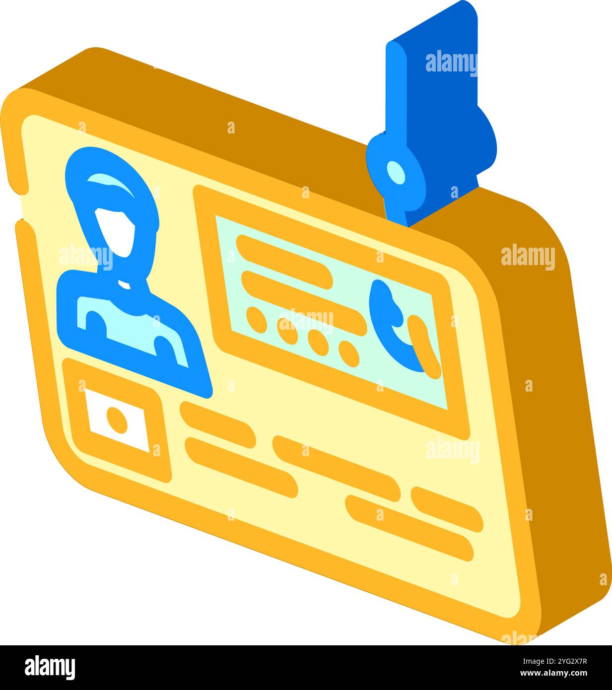 identity theft crime isometric icon vector illustration Stock Vector ...