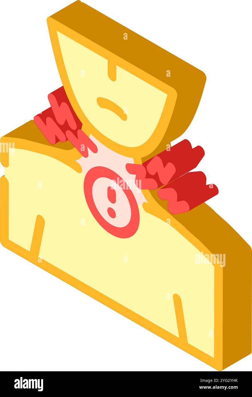 sore throat hoarseness disease symptom isometric icon vector ...